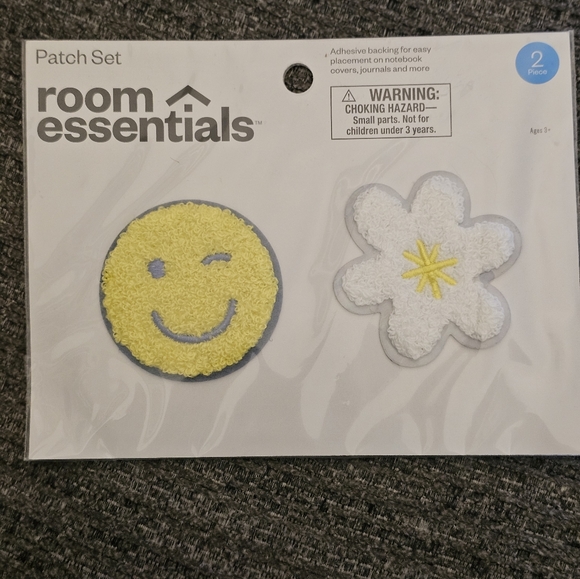 Room Essentials | Accents | Room Essentials Yellow And White Patch Set ...